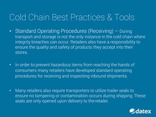 Supply Chain & Logistics Basics: Maintaining End-to-End Cold Chain ...