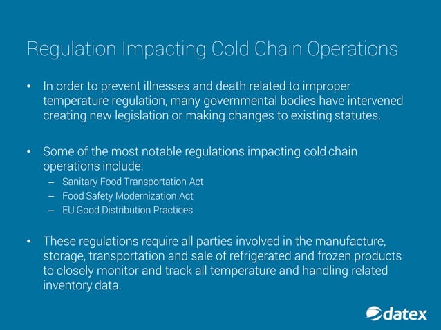 Supply Chain & Logistics Basics: Maintaining End-to-End Cold Chain ...
