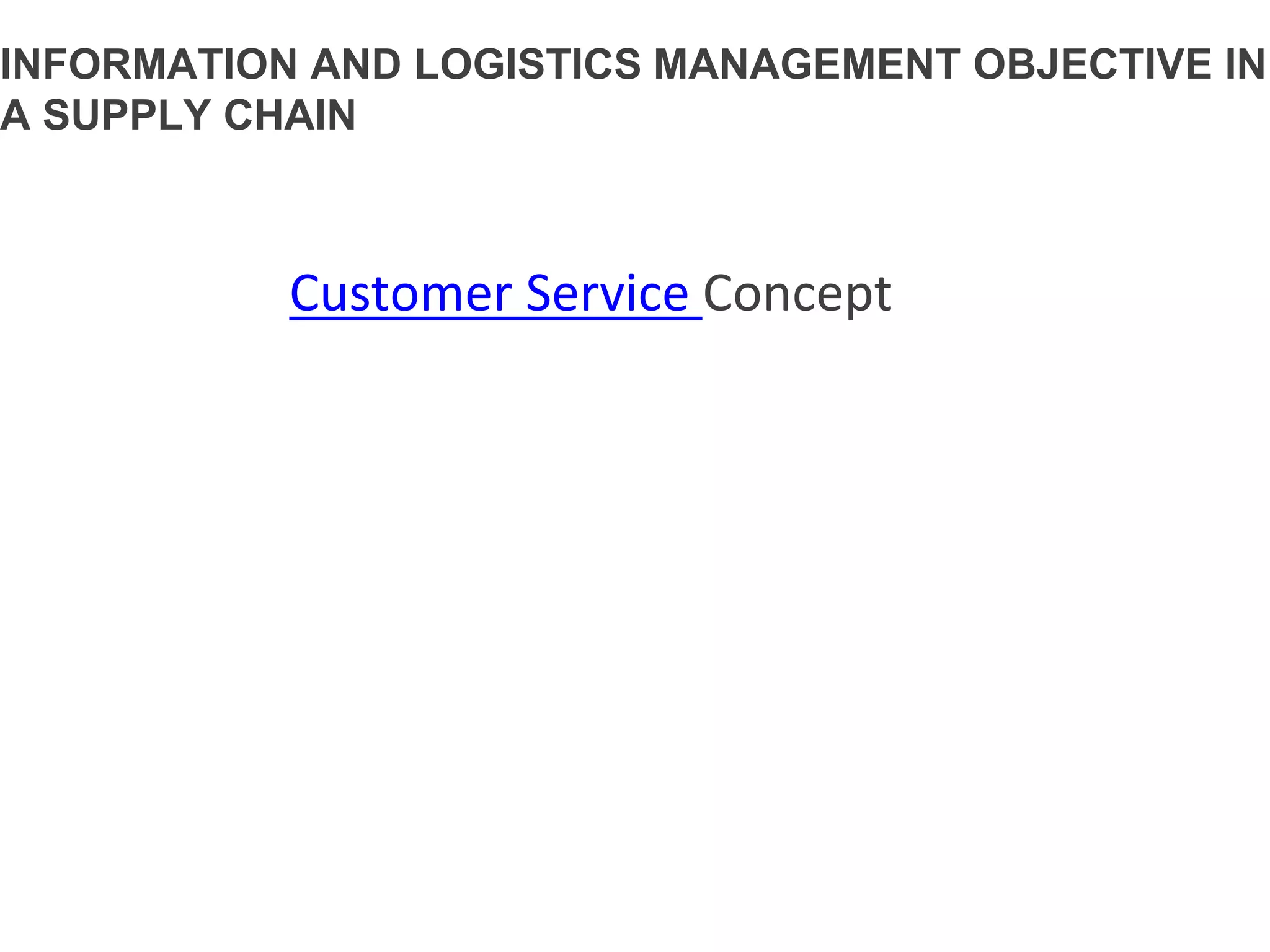 Supply chain & logistics management | PPTX
