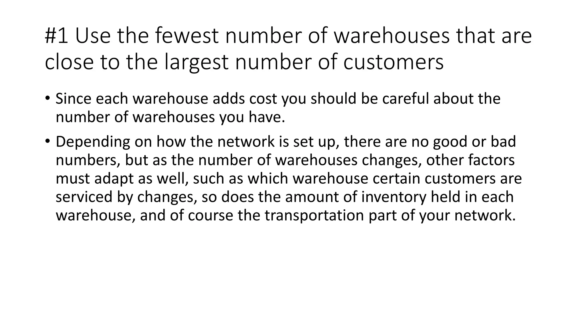 Supply chain logistics part 4 | PPTX
