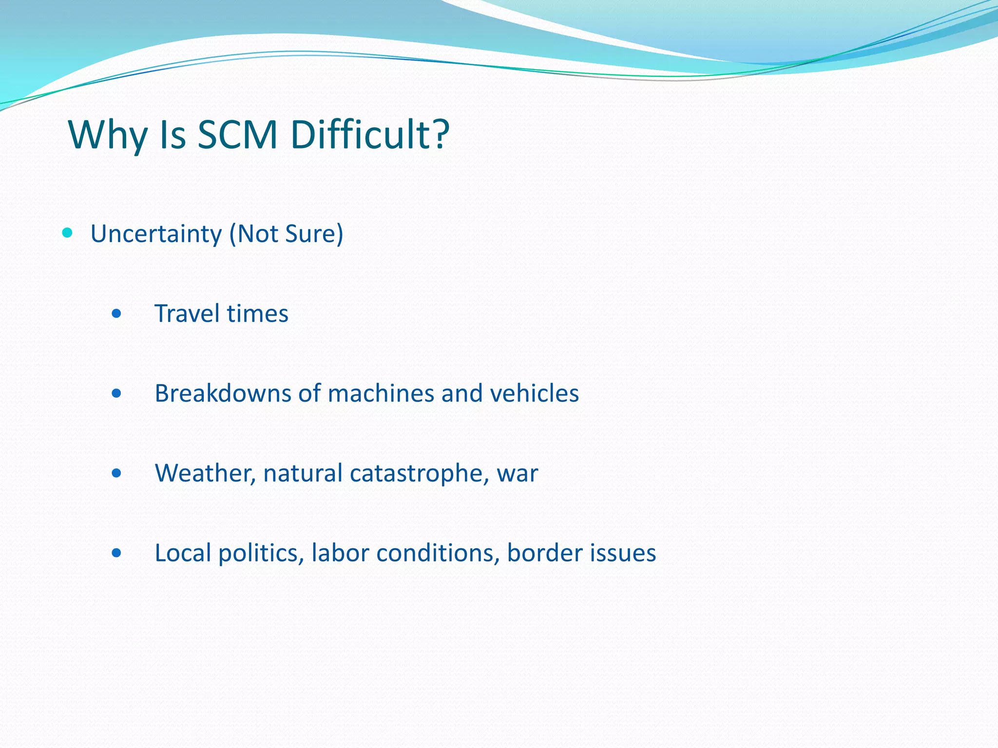 Supply chain management | PPTX