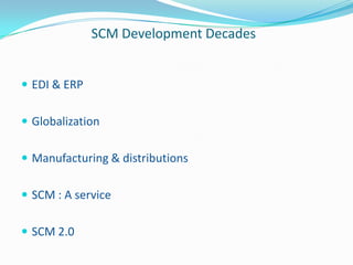 Supply chain management | PPTX