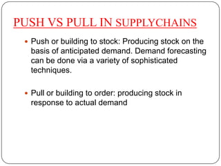 Supply chain management | PPT
