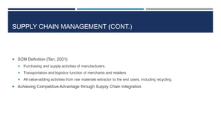 Supply chain management | PPT