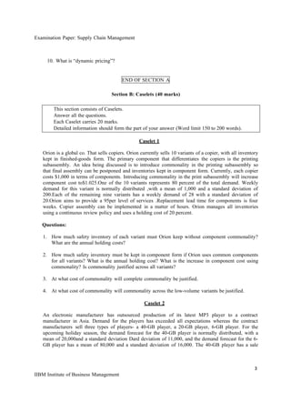 Supply chain management | DOC