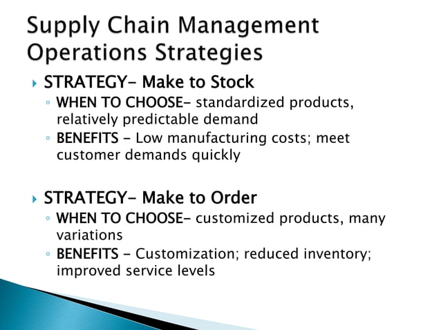 Supply chain management & case study | PPTX