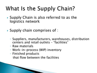 Supply chain management & case study | PPTX