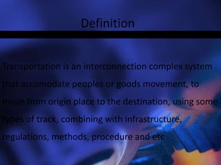 Mode of Transportation | PPT