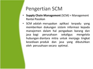 Supply chain management | PPTX