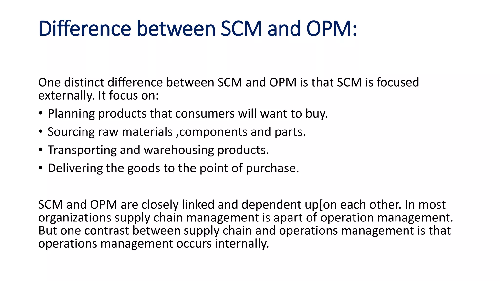Supply chain management | PPTX