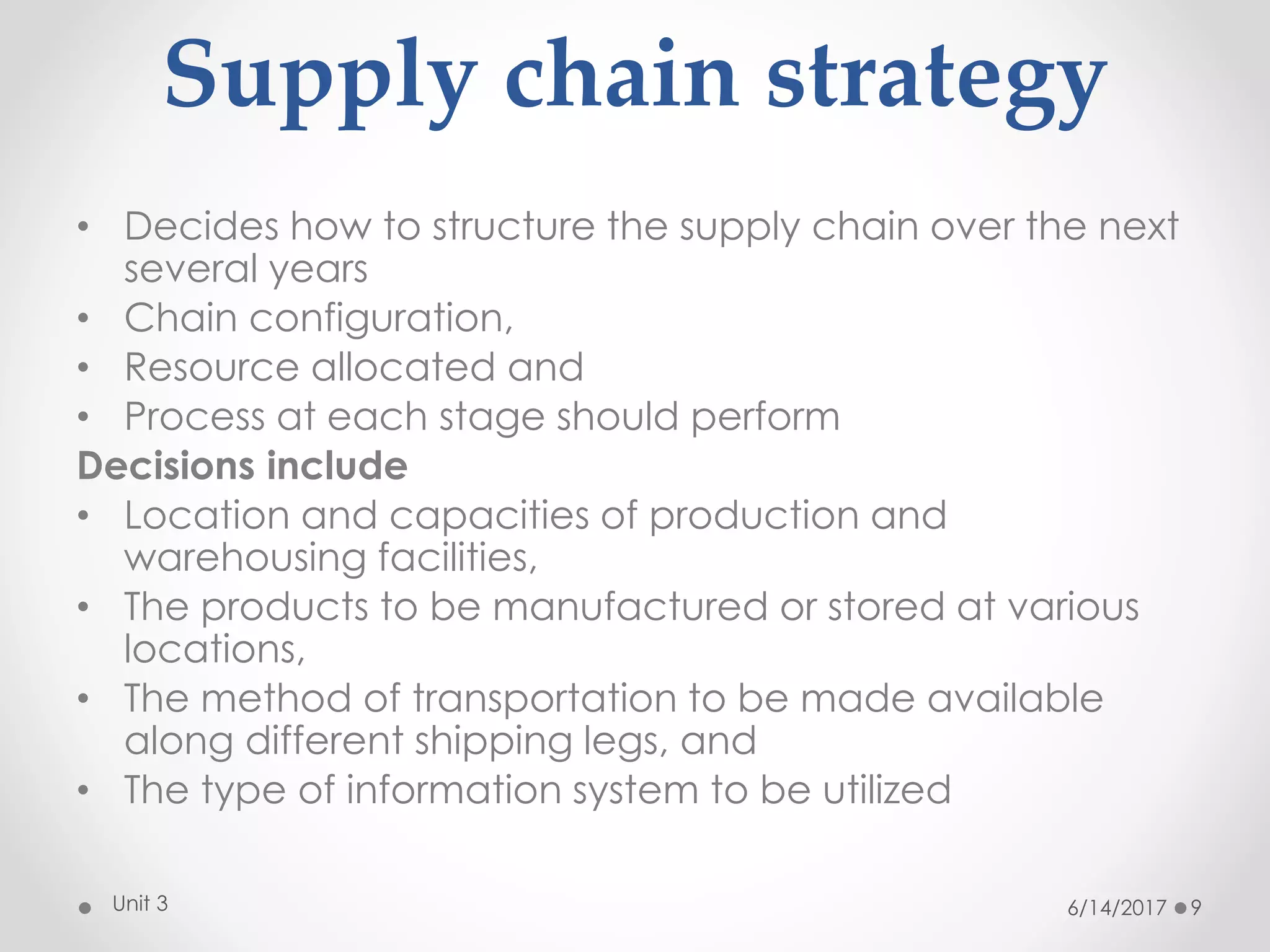 Overview of Supply Chain Management | PPTX