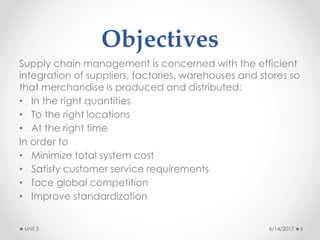 Overview of Supply Chain Management | PPTX