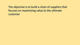 Supply chain management | PPTX