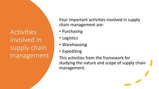 Supply chain management | PPTX