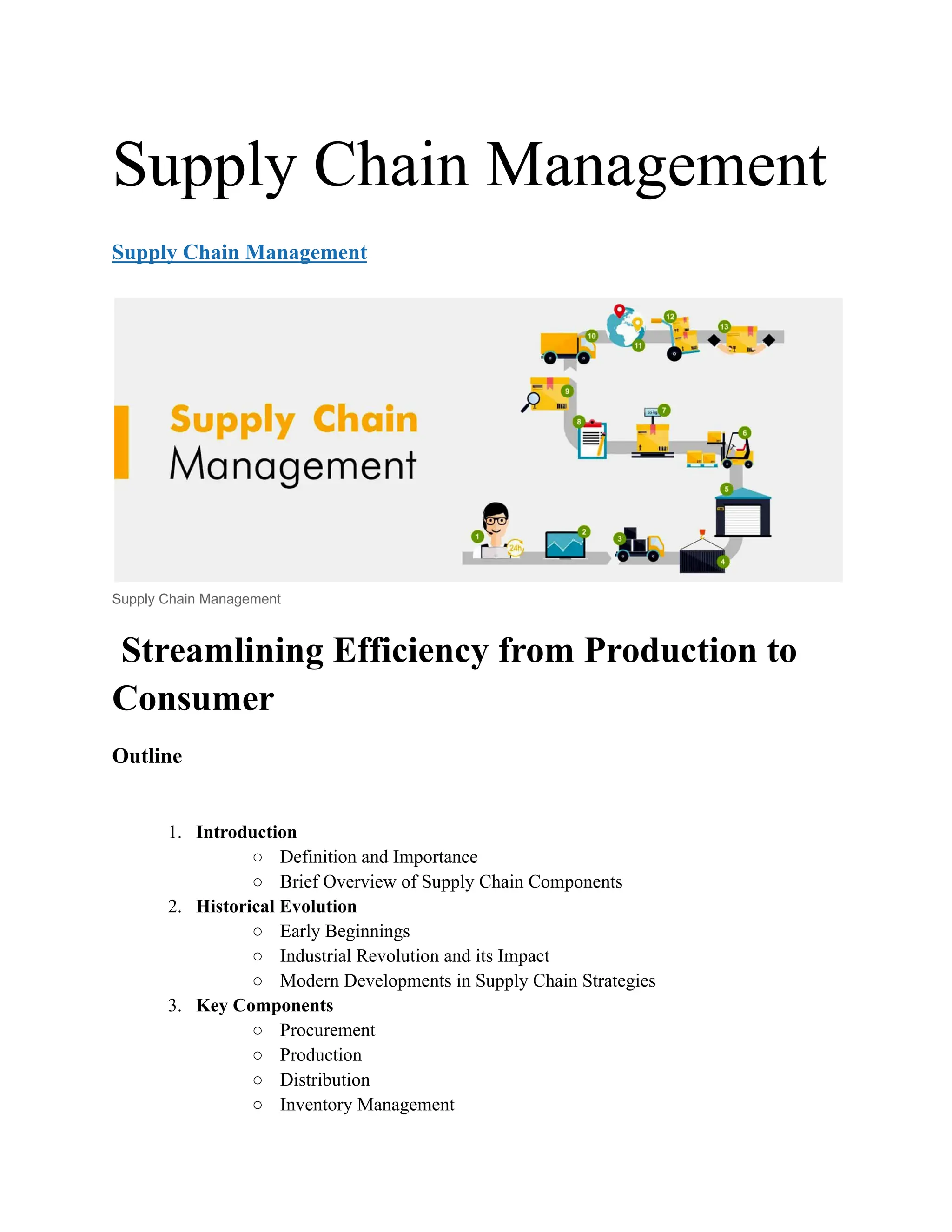 Supply Chain Management, Risk Management | PDF