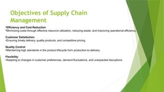 Supply Chain Management with its meaning and defintion | PPTX