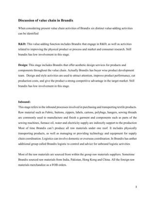 Supply chain management brandix supply chain | PDF