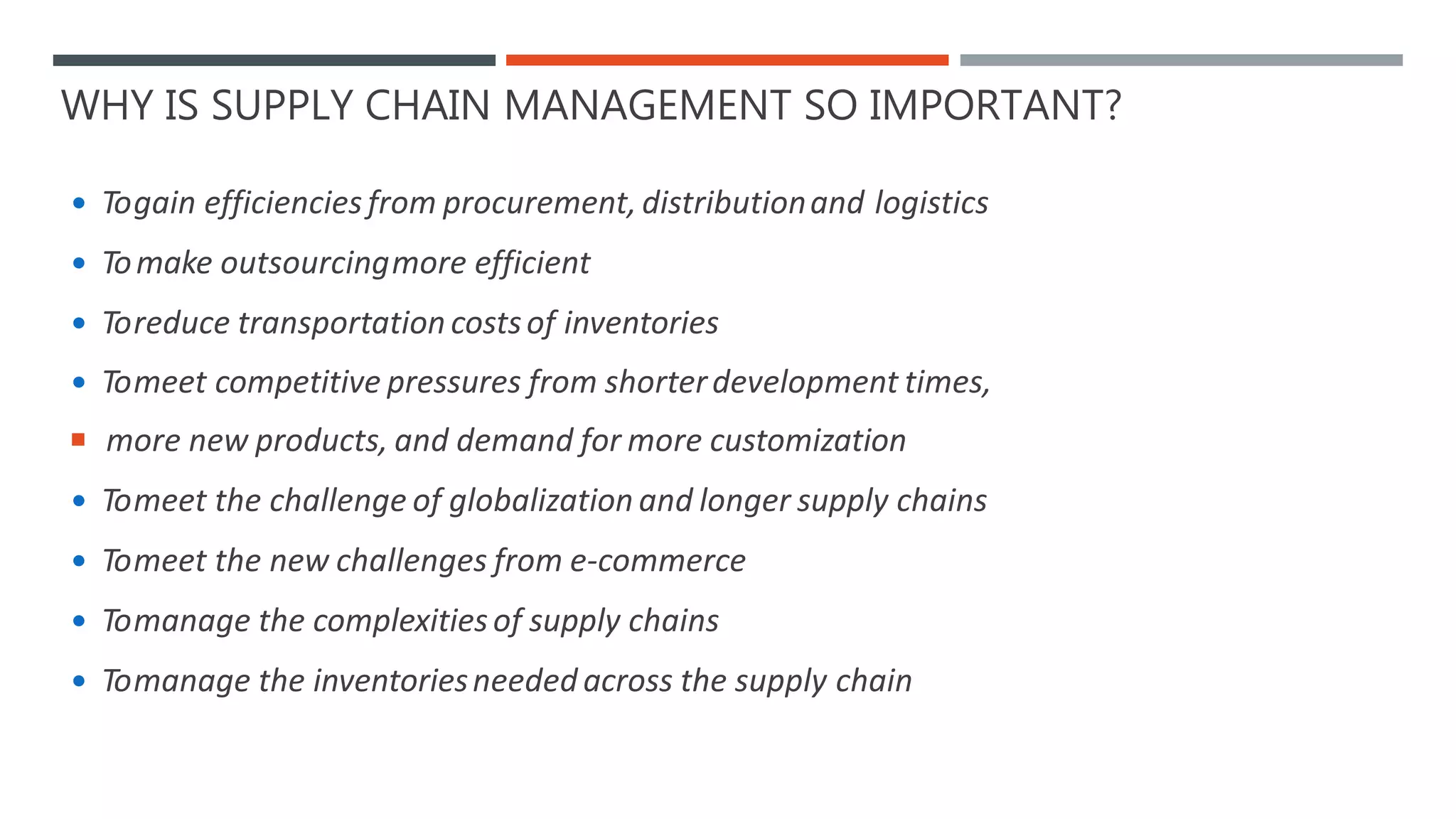 Supply chain management case study | PPTX