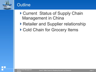 Module 6 Retail supply chain management | PPT