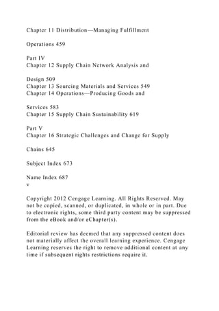 Supply ChainManagementA LOGISTICS PERSPECTIVE9e.docx