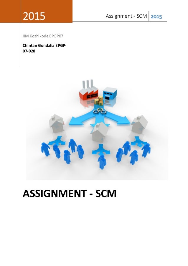 Supply Chain Management Assignment 