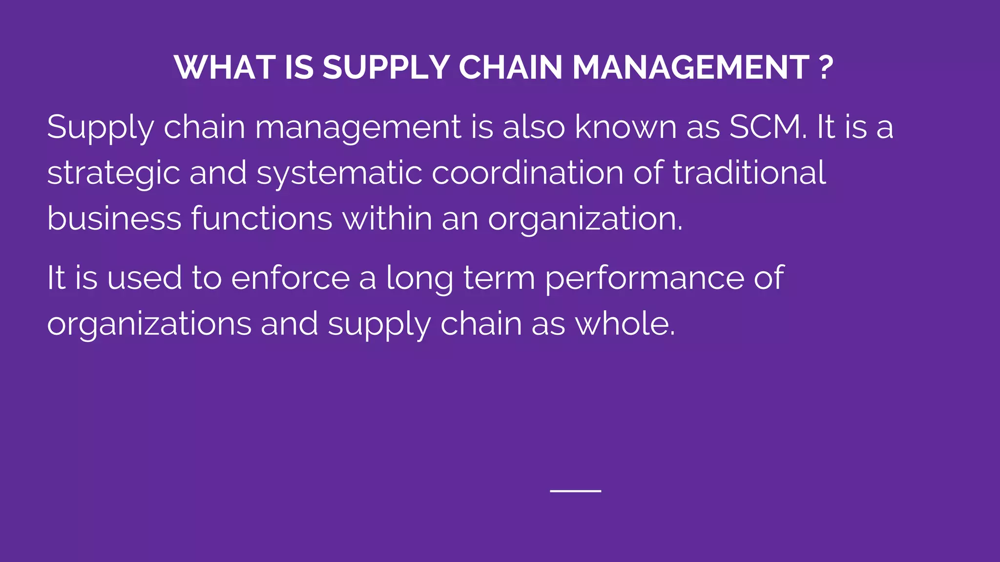 Supply Chain Management Assignment | PDF