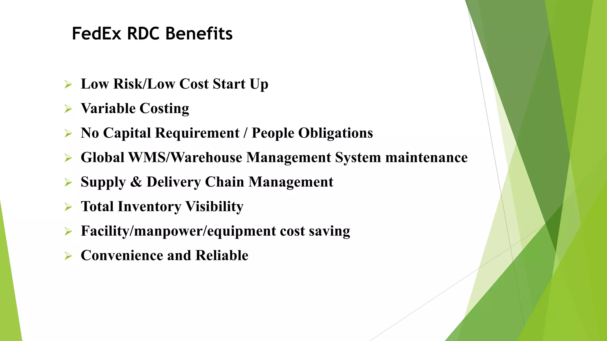 Supply chain management at fed ex | PPTX