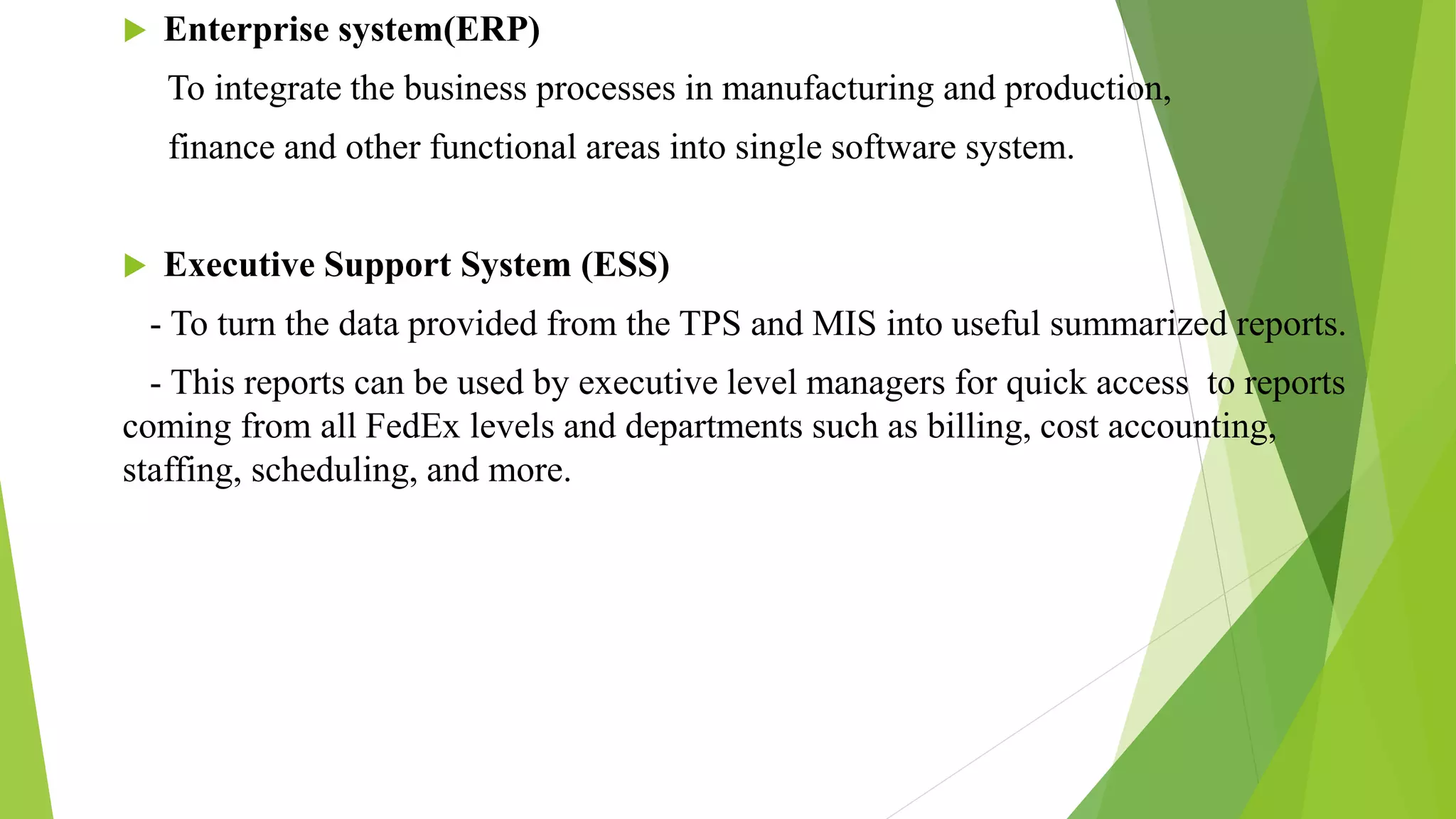 Supply chain management at fed ex | PPTX