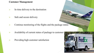 Supply chain management at fed ex | PPTX