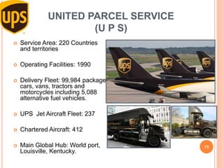 Supply chain management at United Parcel Service | PPTX