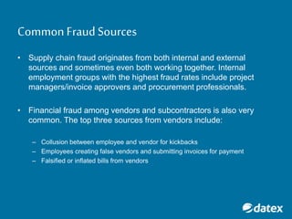 Supply Chain Management Basics: Preventing Supply Chain Fraud | PDF