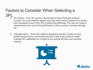 Supply Chain Management Basics: 3PLs - One Size Does Not Fit All | PDF