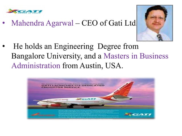 Supply chain management (Gati ltd.) | PPTX