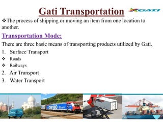 Supply chain management (Gati ltd.) | PPTX
