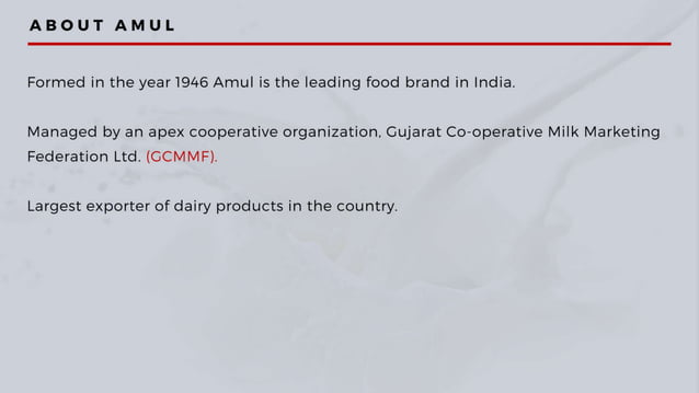 Supply Chain Management into Amul company | PPTX