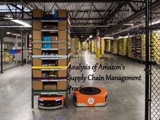 Supply chain management of amazon | PPTX