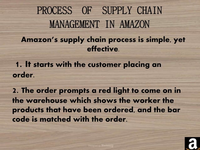 Supply chain management of amazon | PPTX