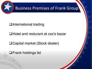 Supply Chain Management of Frank group.ppt