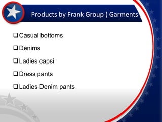 Supply Chain Management of Frank group.ppt