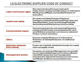 Supply chain management of lg electronic | PPT