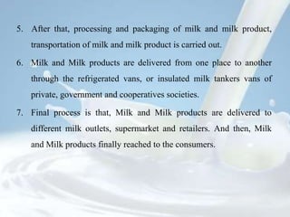 Supply chain management of poly packed milk | PPTX