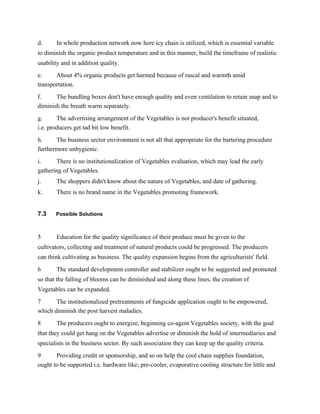Supply chain management of vegetable marketing [www.writekraft.com] | DOC