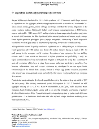 Supply chain management of vegetable marketing [www.writekraft.com] | DOC