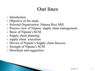 Supply chain management system | PDF | Agriculture | Industries