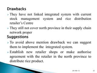 Supply chain management system | PDF | Agriculture | Industries
