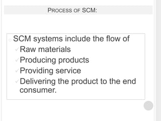 Supply chain management systems | PPTX