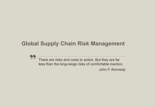 Supply Chain Megatrends | PPT