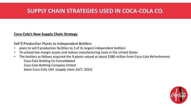Supply chain of coca cola | PDF | Logistics | Business
