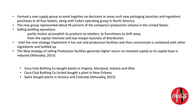 Supply chain of coca cola | PDF | Logistics | Business