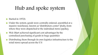 Supply chain management at Marico and Walmart | PPTX